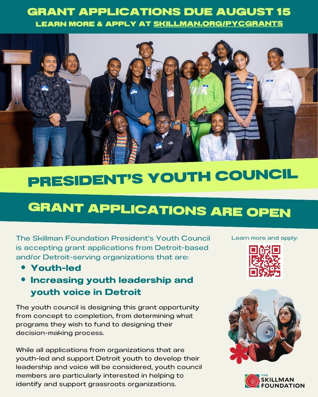 The Skillman Foundation | President’s Youth Council: Youth Leadership ...